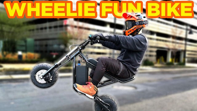 Wheelie Fun Bike | The First Self-Wheelie EBike